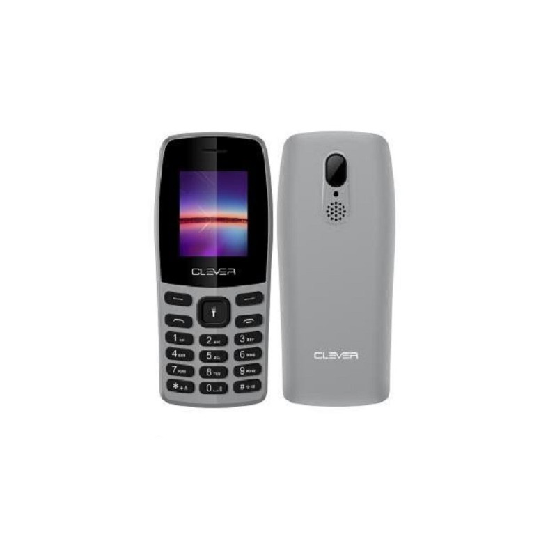 Téléphone Portable Clever C2 / Double SIM / Gris