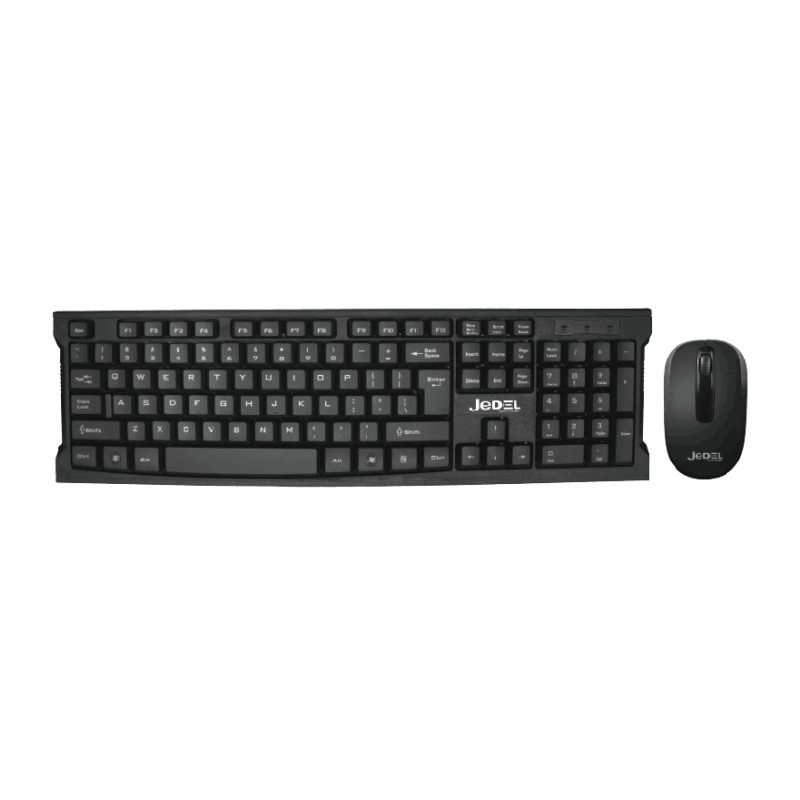 Ensemble Clavier + Souris JEDEL WS630 Sans Fil / Noir