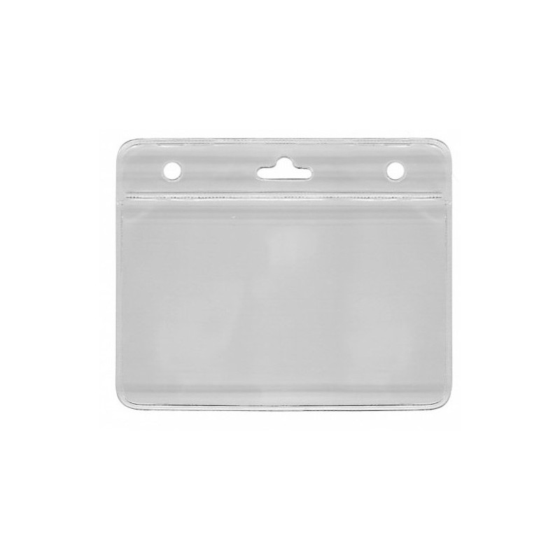 Porte-Badge Rigide Transparent 9.3 x 11.2 cm