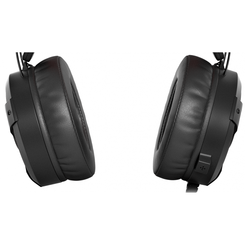 Casque avec Micro Gaming Genesis Neon 360 2.0 / Noir & Rouge