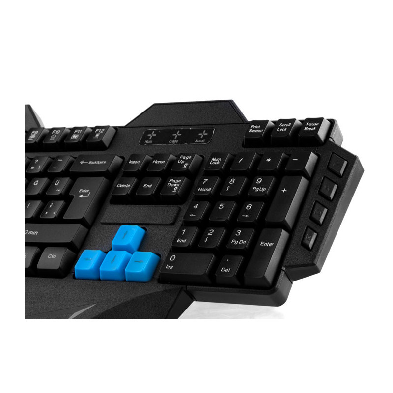 Clavier Gaming Qwerty KB-R01 / Noir