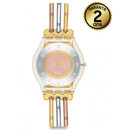 Montre Pour femme Swatch TRI-GOLD SFK240B / Small