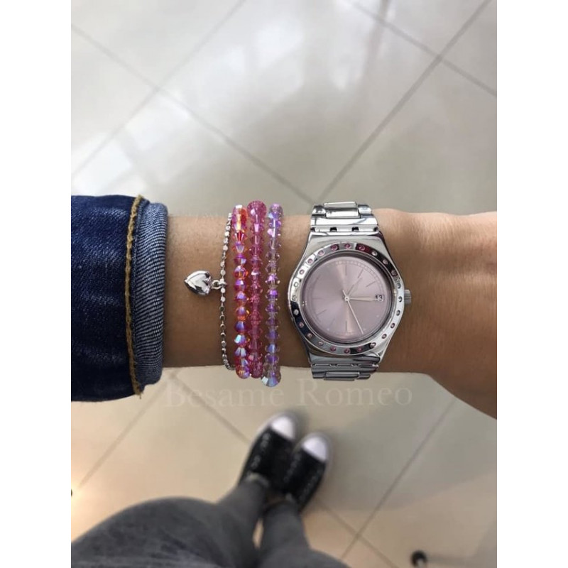 Montre Pour Femme Swatch PINKAROUND YLS455G