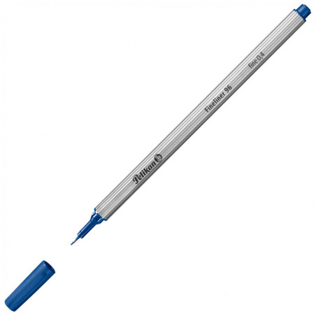 Stylo Feutre à Pointe Fine Pelikan fineline 96F 0.4 mm / Bleu