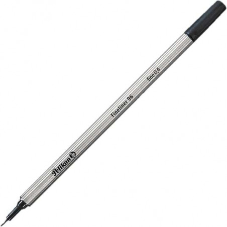 Stylo Feutre à Pointe Fine Pelikan fineline 96F 0.4 mm / Noir