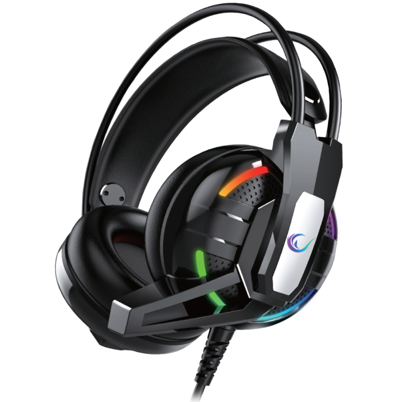 Casque Micro USB Gaming Rampage CHIEF-X RM-K22 / RGB / PC et PS4