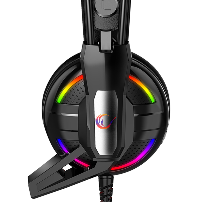 Casque Micro USB Gaming Rampage CHIEF-X RM-K22 / RGB / PC et PS4