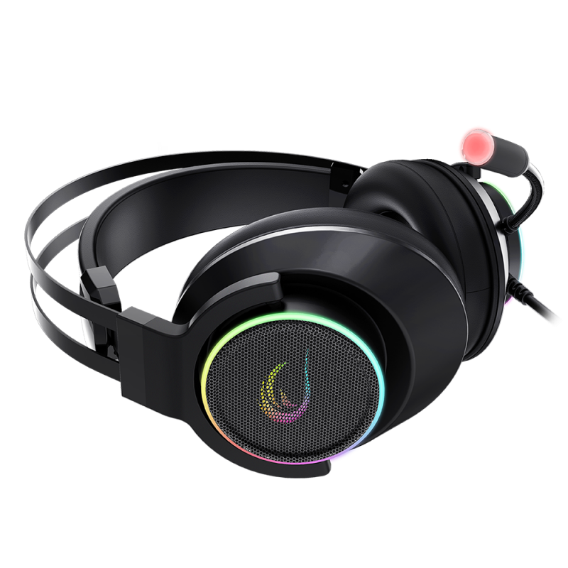 Casque Micro USB Gaming Rampage PALADIN RM-K9 / RGB / Surround 7.1
