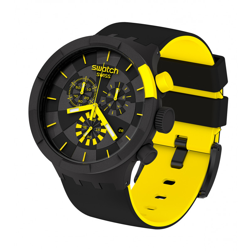 Montre Mixte Swatch CHECKPOINT YELLOW SB02B403