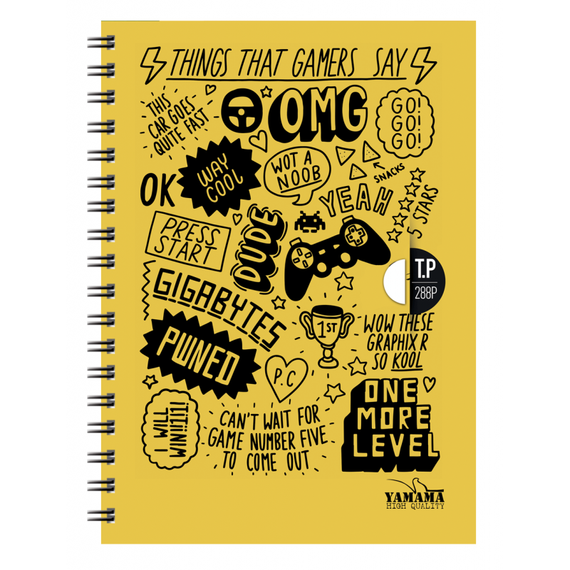 Cahiers TP Wiro Yamama 288P Couverture Plastique GM