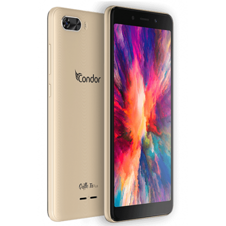 Téléphone Portable Condor Griffe T8 Plus / 3G / Double SIM / Gold