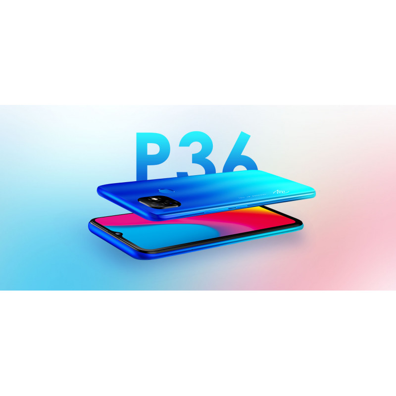 Téléphone Portable Itel P36 / 4G / Double SIM / Bleu Dégradé + Sim ...