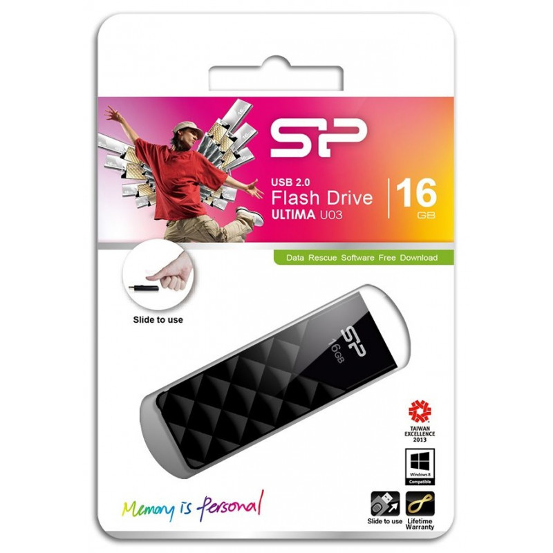 Clé USB Silicon Power Ultima U03 / 16 Go