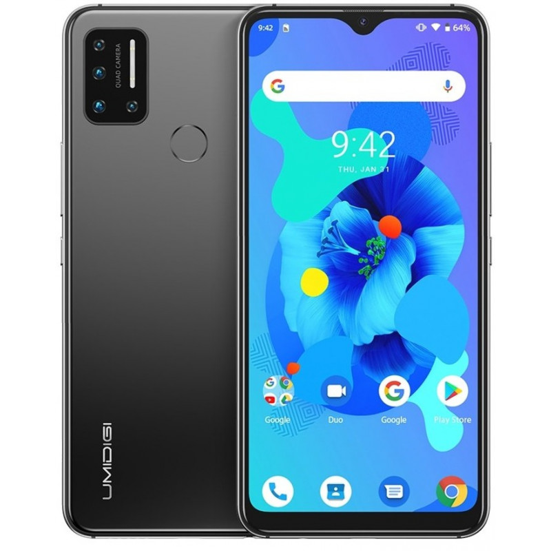 Smartphone Umidigi A7 / 4G / 4 Go / 64 Go / Double SIM / Gris