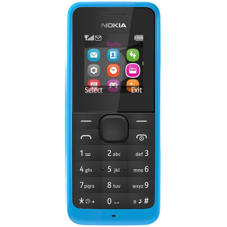 Téléphone Portable Nokia 105 / Bleu Ciel