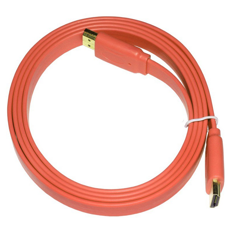 Câble HDMI Plat 5M Orangé