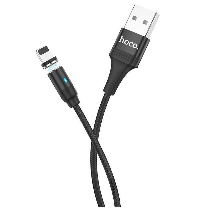 Câble Hoco U76 Fresh Iphone / 3A / Noir