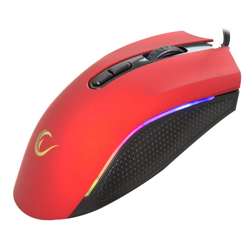 Souris Gaming Pro Rampage SMX-R44 - RGB - 6400 DPI - Rouge
