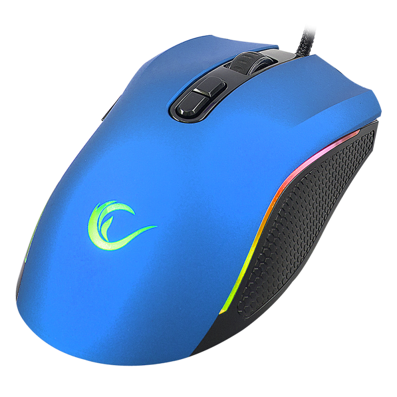 Souris Gaming Pro Rampage SMX-R44 - RGB - 6400 DPI - Bleu