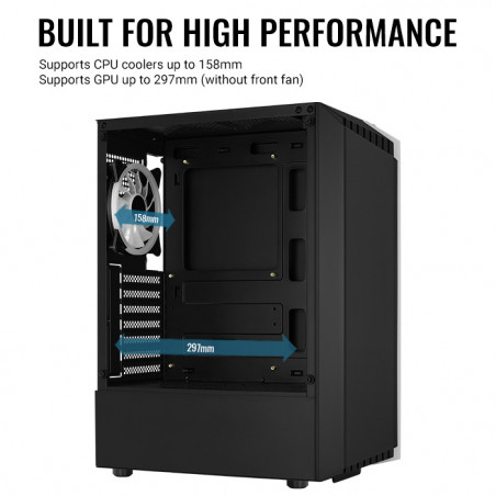 Boitier Gamer Bionic V2 / Noir / RGB