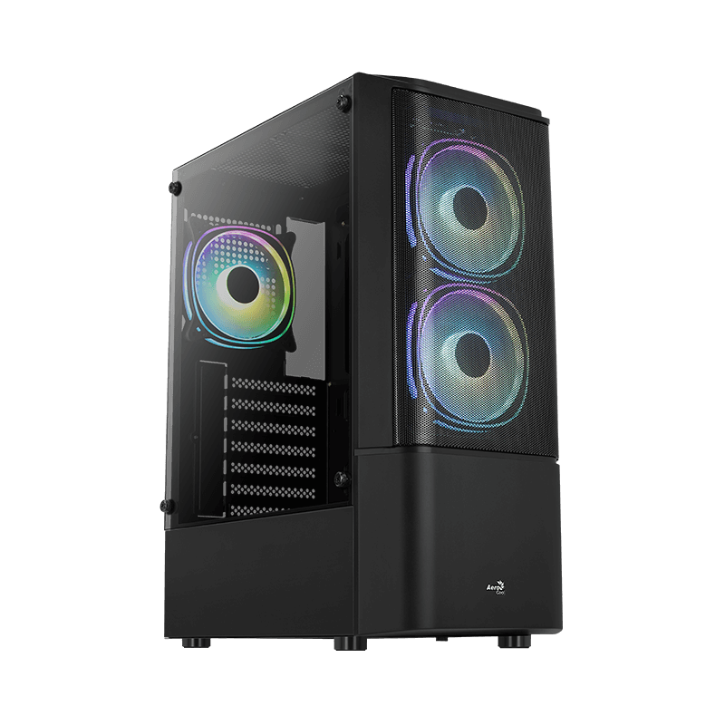 Boitier Gamer AeroCool Quantum Mesh / Noir / RGB