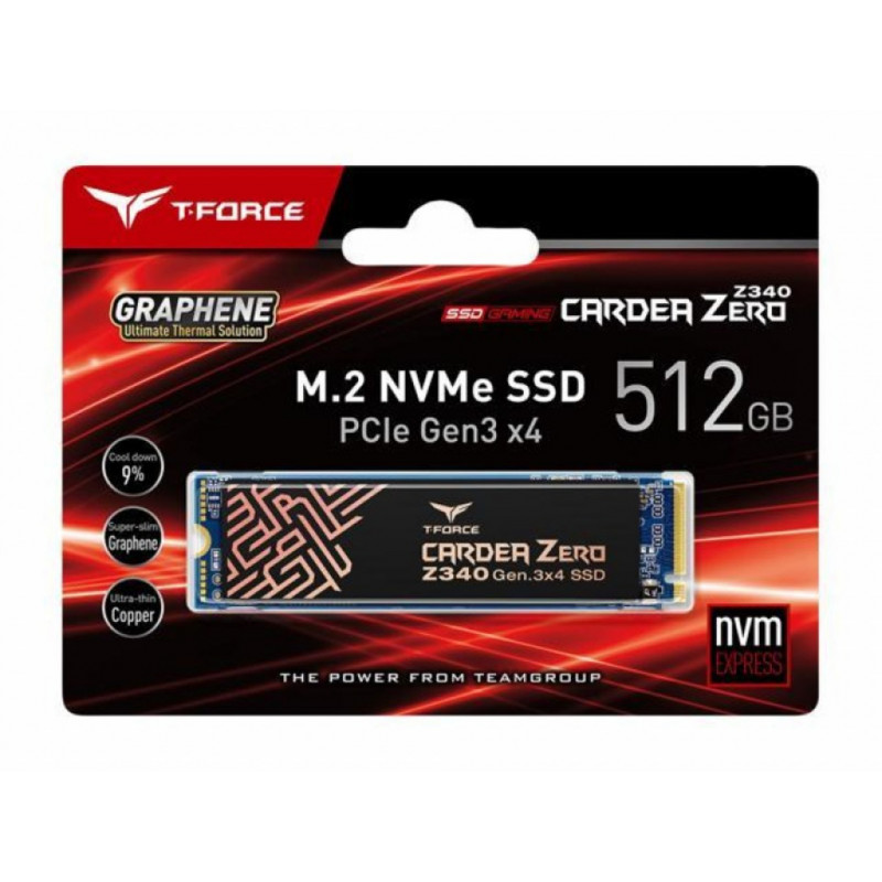 Disque Dur Interne SSD Team Group T-Force Cardea Zero Z340 NVMe M.2 / ...