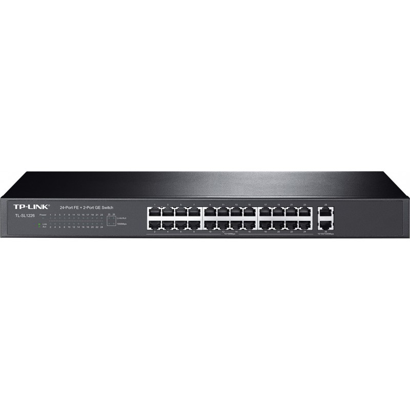 Switch TP-Link 24 ports 10/100Mbps + 2 ports Gigabit