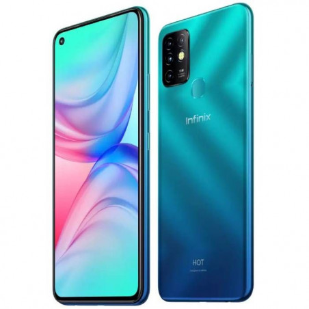 Infinix Hot 10 / 4G / Double SIM / 128 Go / Ocean Wave - Tunisianet