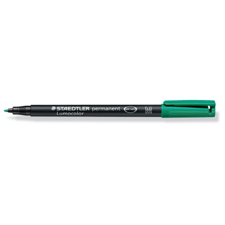 FEUTRE PERMANENT STAEDTLER UNIVERSEL LUMOCOLOR / 1 MM / VERT