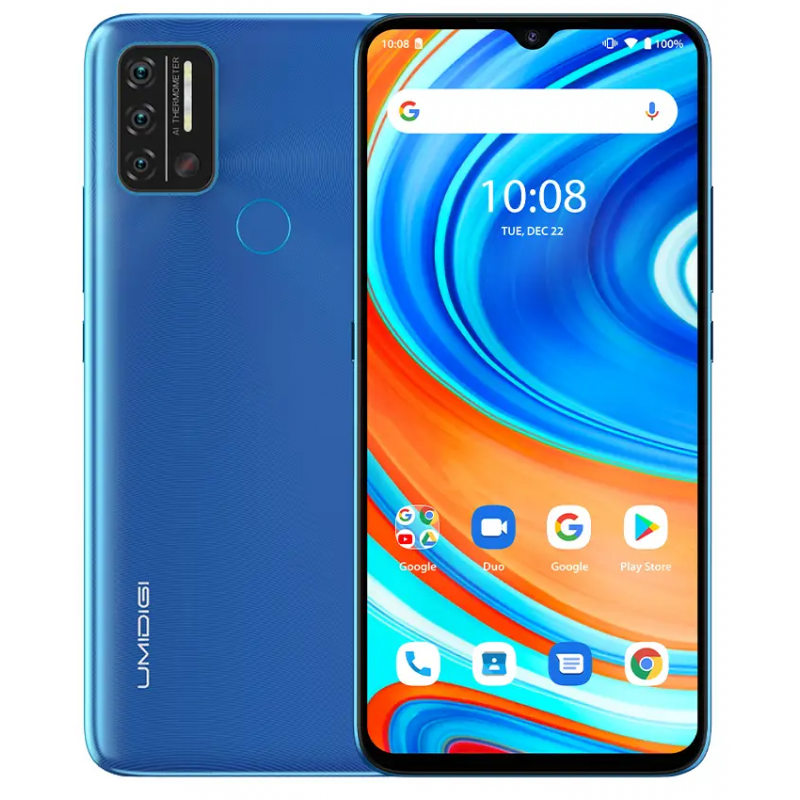 Smartphone Umidigi A9 / 4G / 3 Go / 64 Go / Double SIM / Bleu