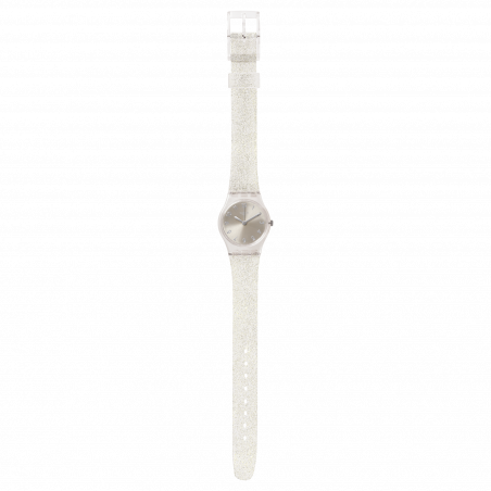 Montre Pour femme Swatch SILVER GLISTAR TOO LK343E
