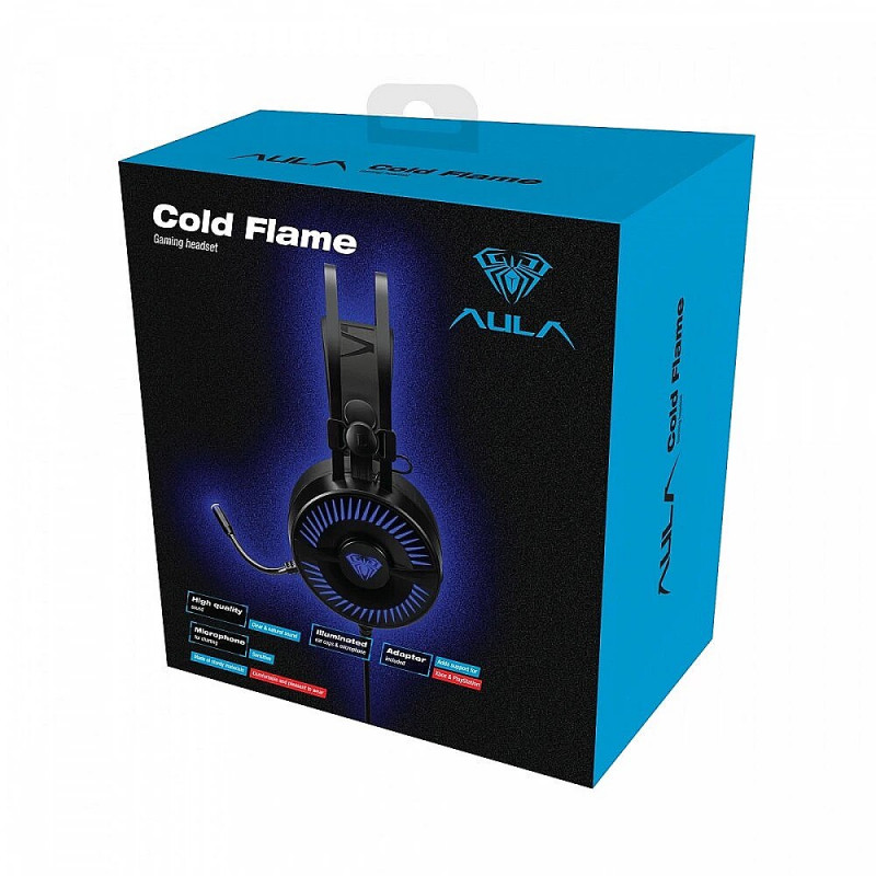 Casque avec Micro Gaming AULA Cold Flame