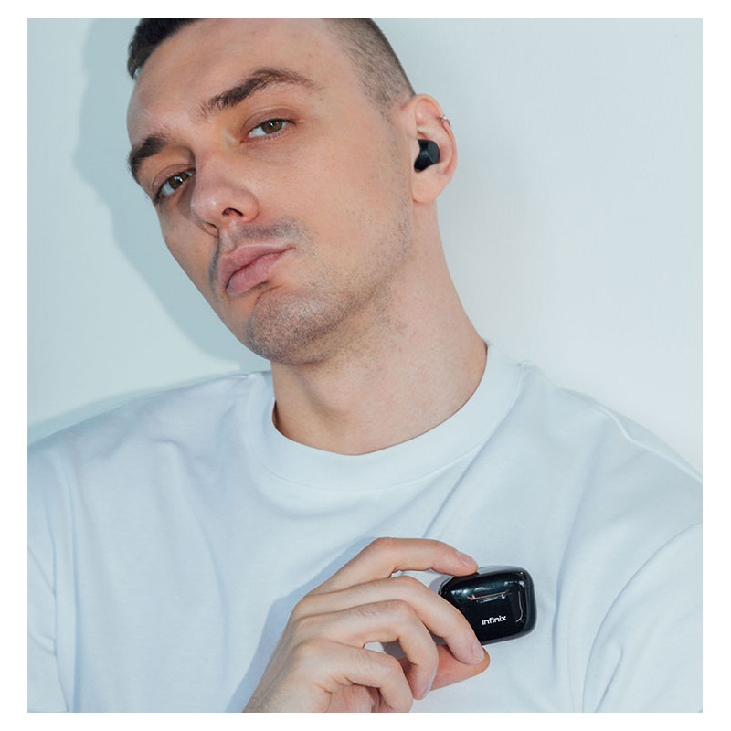 Ecouteurs Bluetooth Sans fil Buds Infinix XE21 TWS / Noir