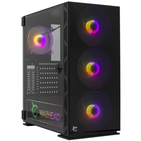 Boitier Gamer White Shark WARHEAD / Noir / RGB