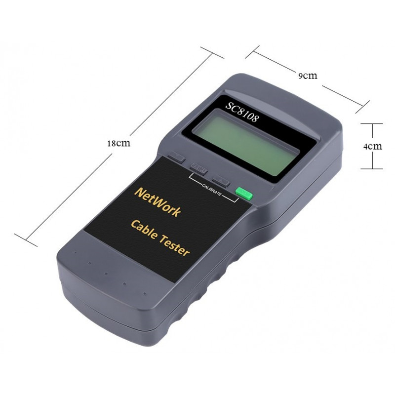 Testeur de câble Réseau RJ45 / LCD