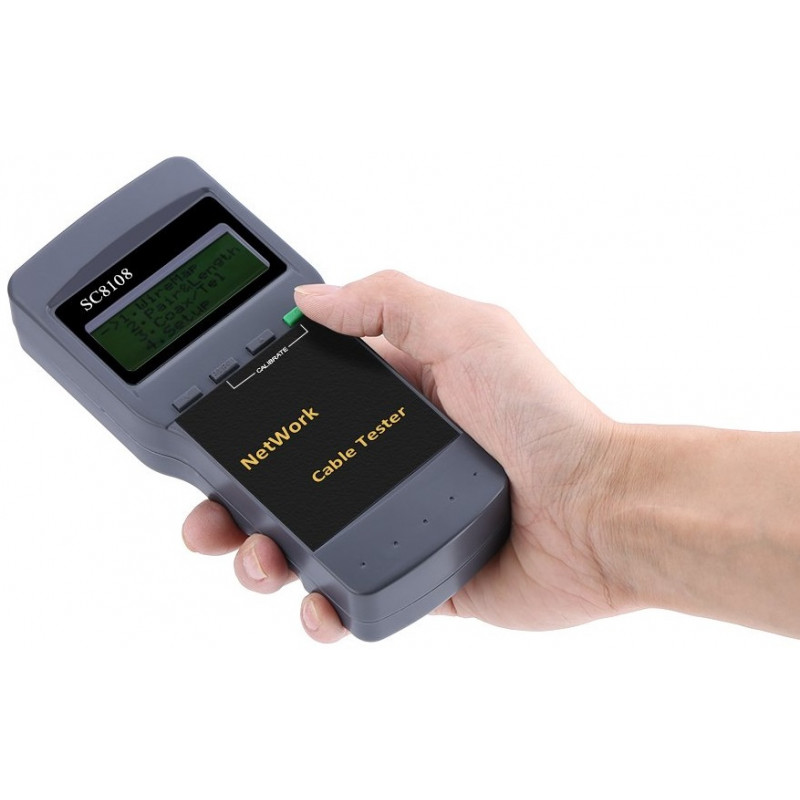 Testeur de câble Réseau RJ45 / LCD