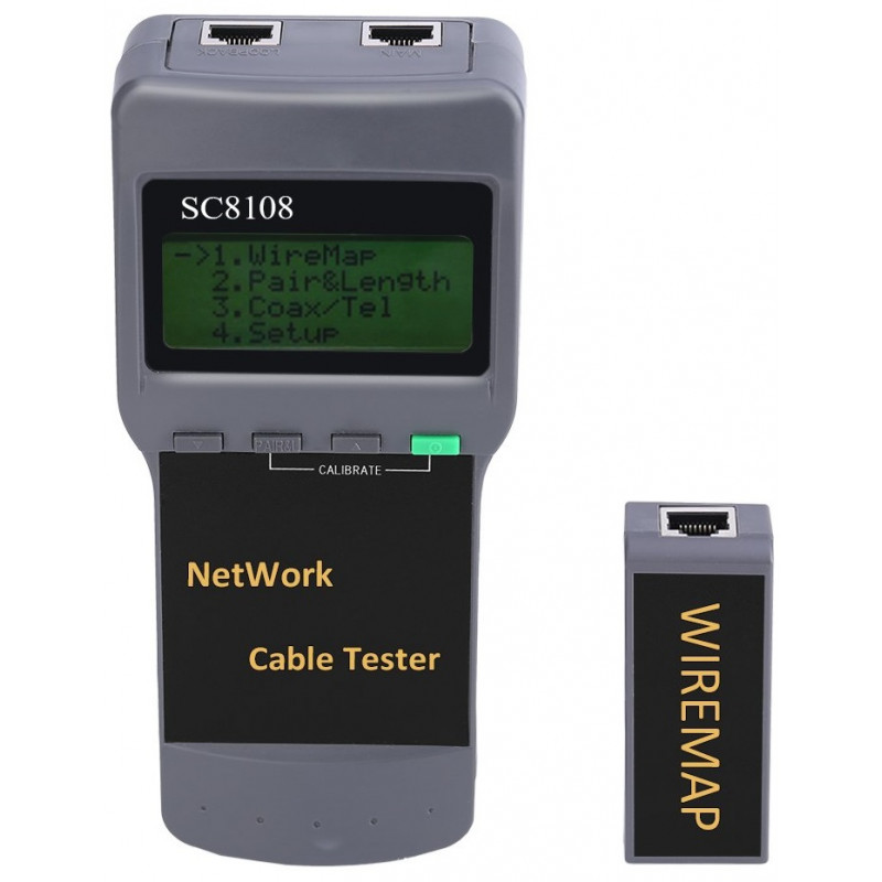 Testeur de câble Réseau RJ45 / LCD