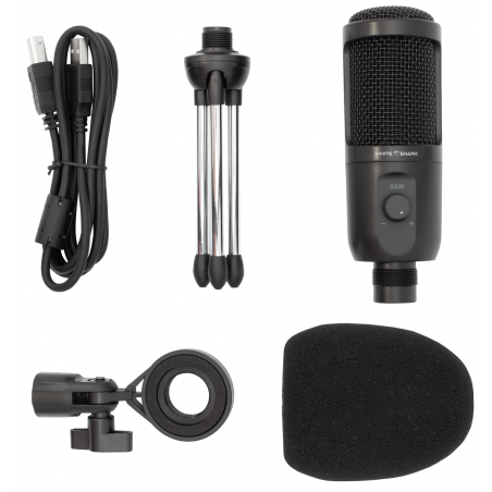 Microphone Gaming White Shark DSM-03 TAUS / NOIR