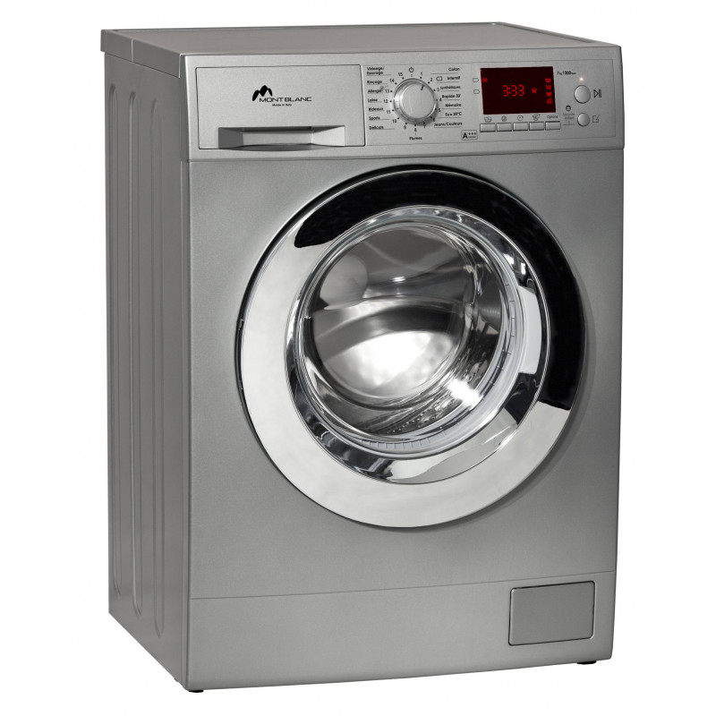 Machine à laver Automatique MontBlanc 7 Kg / Silver