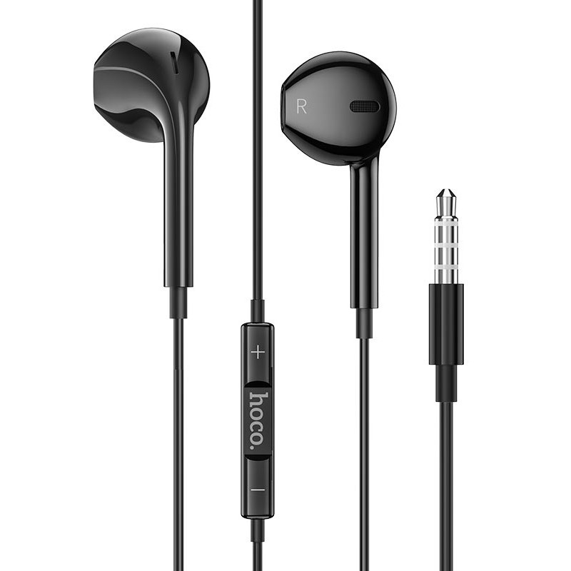 Écouteurs stéréo avec Micro Hoco M80 / Noir