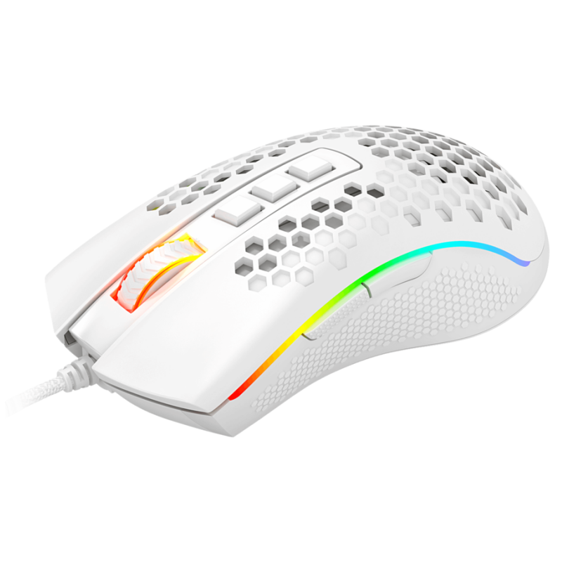 Souris Gamer Redragon M988 Storm Elite RGB / Blanc