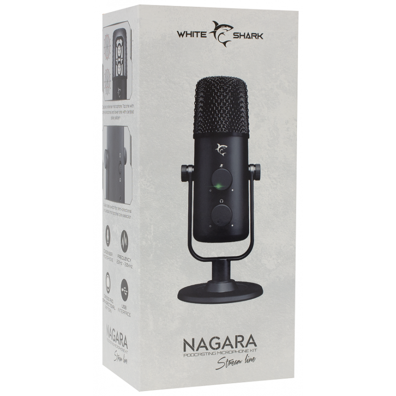 Microphone Gaming White Shark DSM-02 NAGARA / NOIR