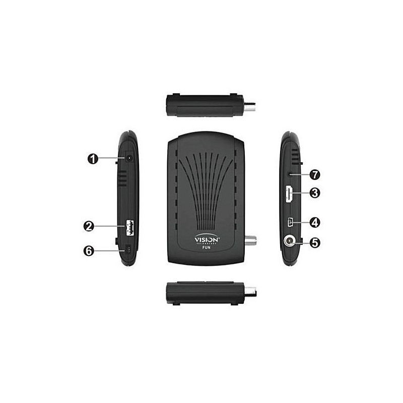 Récepteur Vision Fun Pro Full HD / Wifi + 12 MOIS FUNCAM