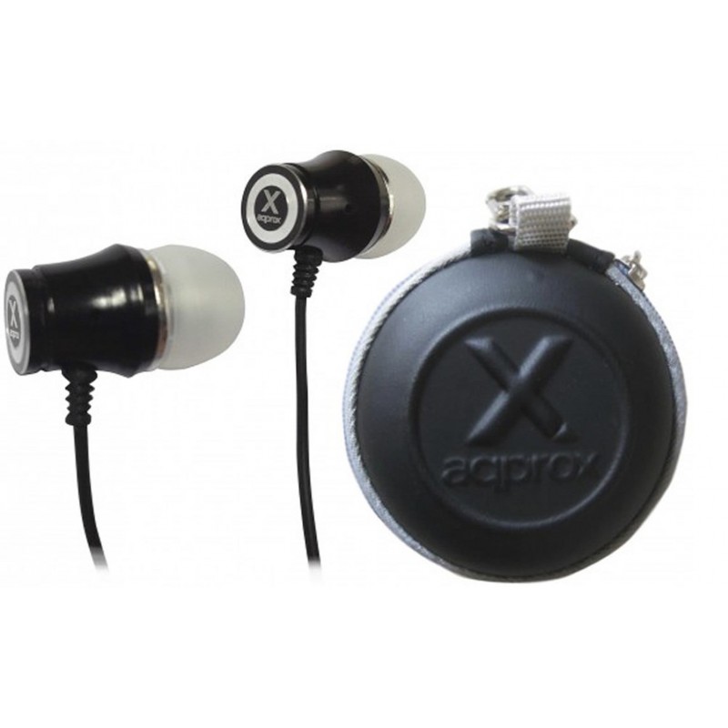 Écouteurs avec micro Action Street + Etui Noir
