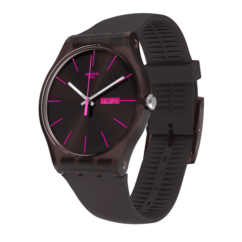 Montre Mixte Swatch BROWN REBEL SUOC700