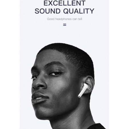 Ecouteurs Bluetooth inkax T02 / Blanc