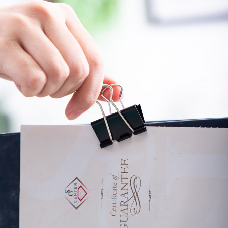 12x Pinces Clips Deli E38563 32 mm / Noir