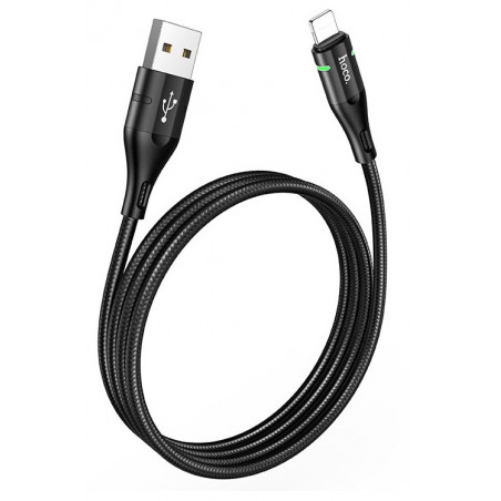 Câble Hoco U93 pour iPhone 3A / Noir