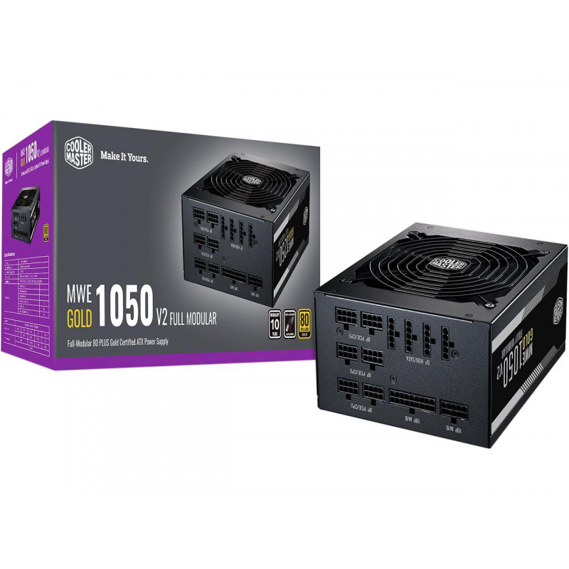 Boite Alimentation Modulaire Cooler Master 1050W V2 80PLUS Gold