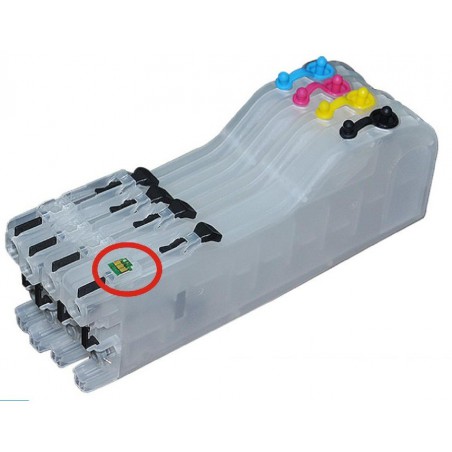 Kit Rechargeable avec Puce Compatible Brother